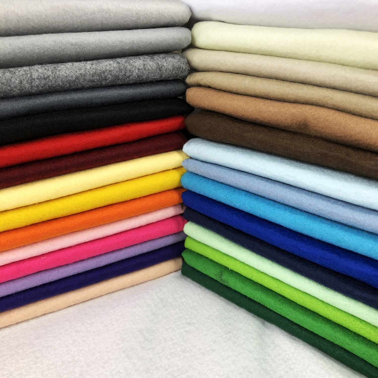 Craft Felt Fabric Acrylic Craft Material Sewing Decoration Art 150cm W ...